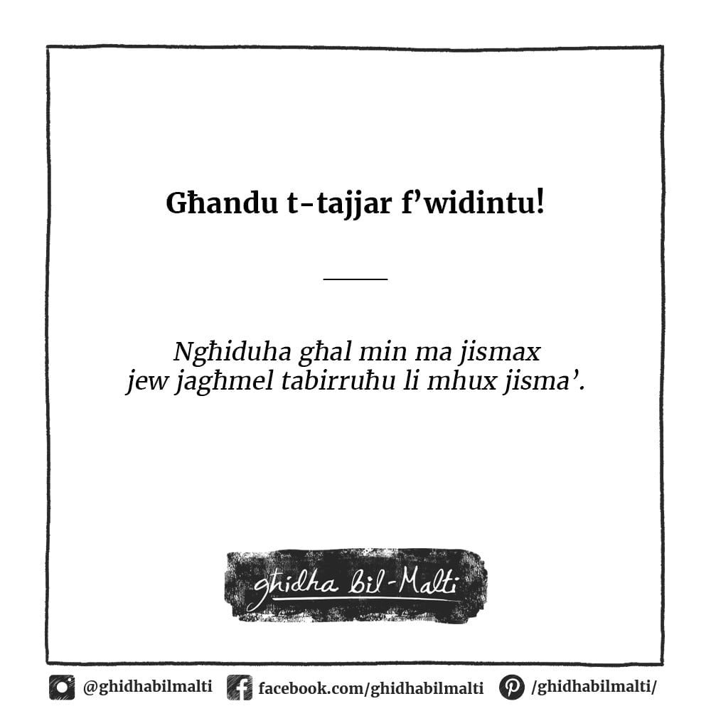 Qwiel u idjomi | Għidha bil-Malti